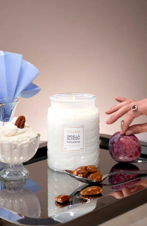 Voluspa Sunday Large Jar Candle - Vanilla
