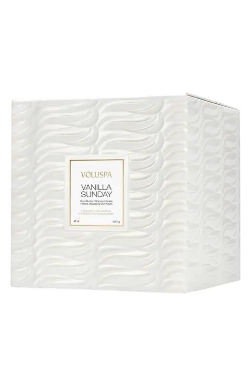 Voluspa Vanilla Sunday 3-wick Hearth Candle