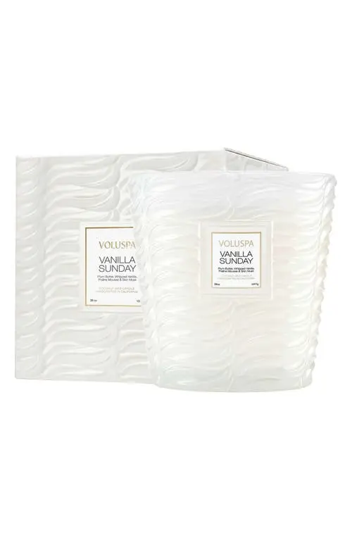 Voluspa Vanilla Sunday 3-wick Hearth Candle