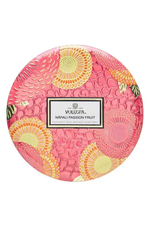 Voluspa Napali Passion Fruit 3-wick Tin Candle