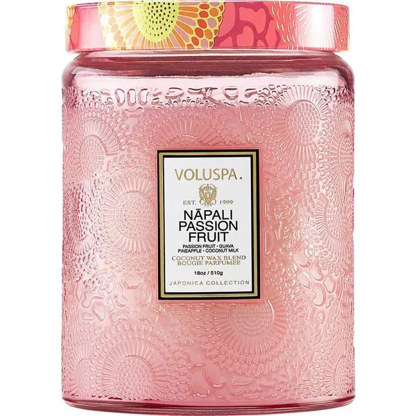 Voluspa Napali Passion Fruit Large Jar Candle - No Color