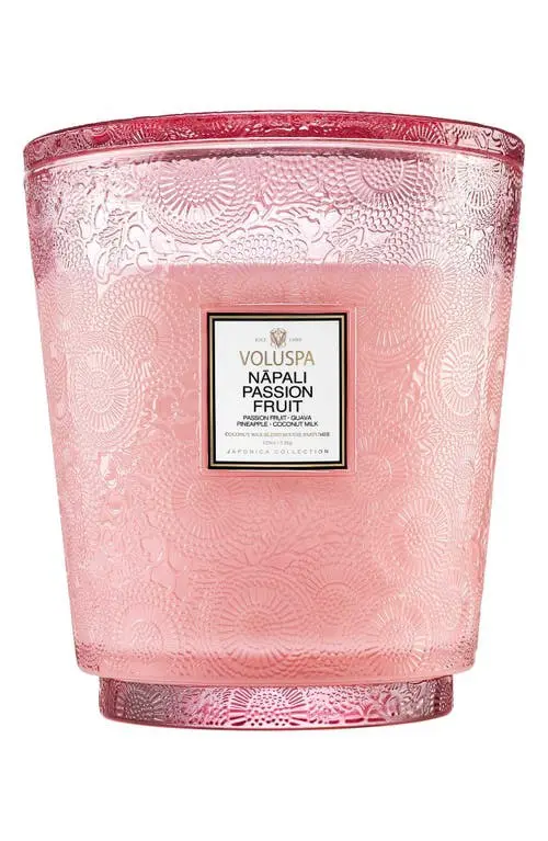 Voluspa Nāpali Passion Fruit Lidded 5-wick Hearth Candle - No Color
