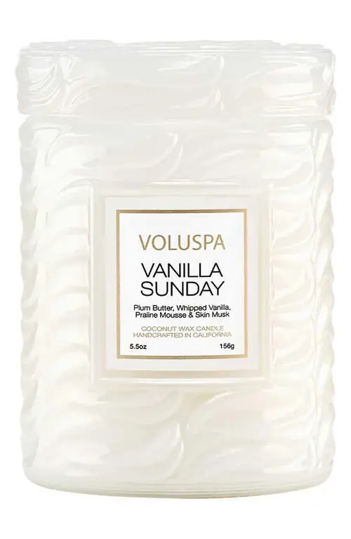 Voluspa Vanilla Sunday Small Jar Candle - No Color