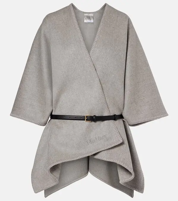 Max Mara Virgin Wool Cape