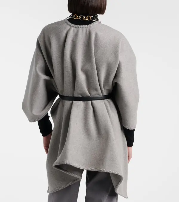 Max Mara Virgin Wool Cape
