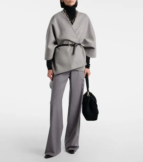 Max Mara Virgin Wool Cape
