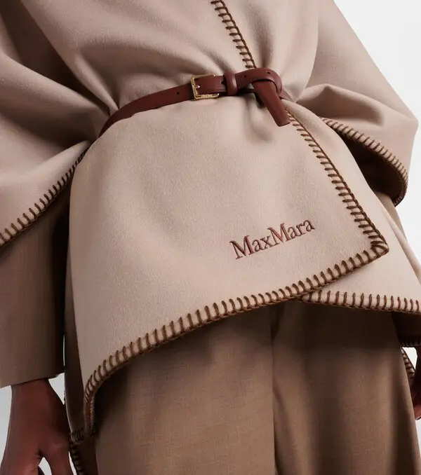 Max Mara Virgin Wool Cape