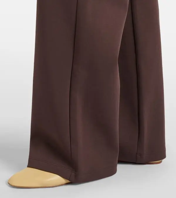 Max Mara Bali Cotton-blend Wide-leg Sweatpants