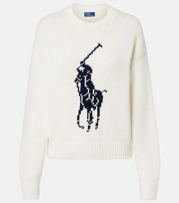 Polo Ralph Lauren Big Pony Intarsia Cotton Sweater