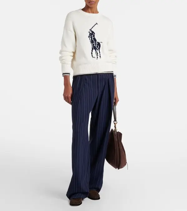 Polo Ralph Lauren Big Pony Intarsia Cotton Sweater