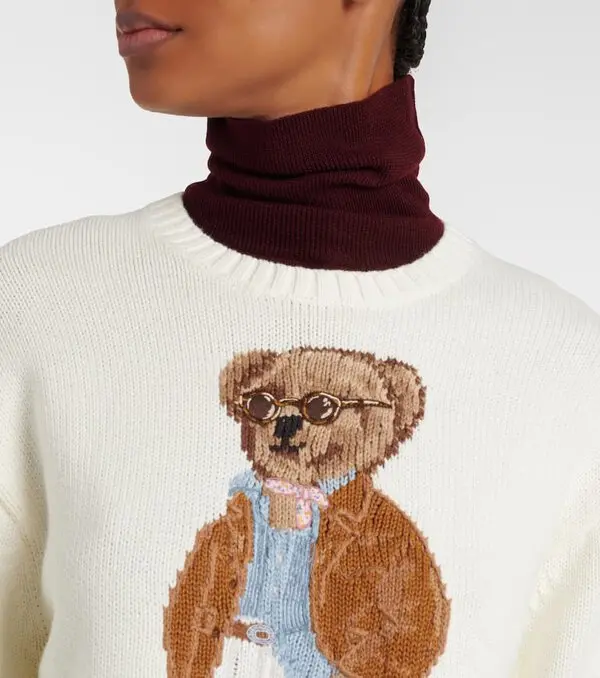 Polo Ralph Lauren Polo Bear Intarsia Cotton Sweater