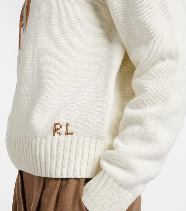 Polo Ralph Lauren Polo Bear Intarsia Cotton Sweater