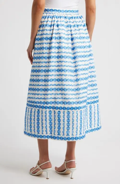 French Connection Structured Taffeta Midi Skirt