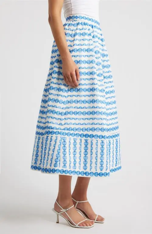 French Connection Structured Taffeta Midi Skirt