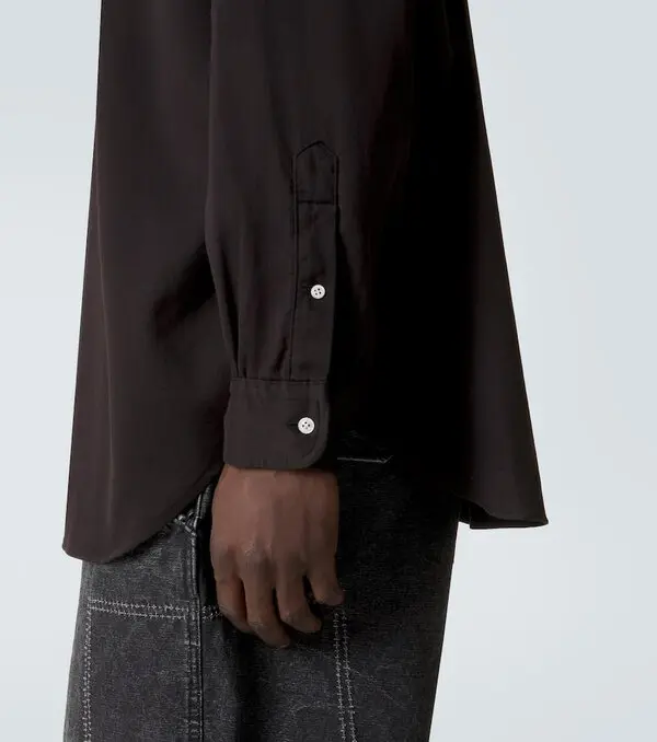 A.PRESSE Cotton Twill Shirt