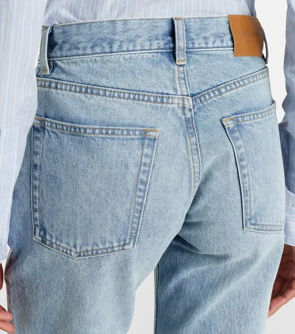 Saint Laurent High-rise Straight Jeans