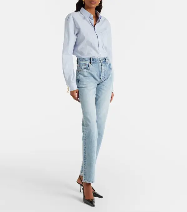 Saint Laurent High-rise Straight Jeans