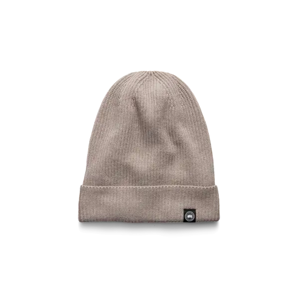 Canada Goose Cotton Ribbed Beanie - Limestone