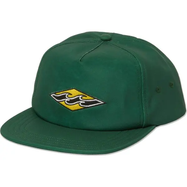 BILLABONG Team Patch Flat Brim Cap - Deep Forest