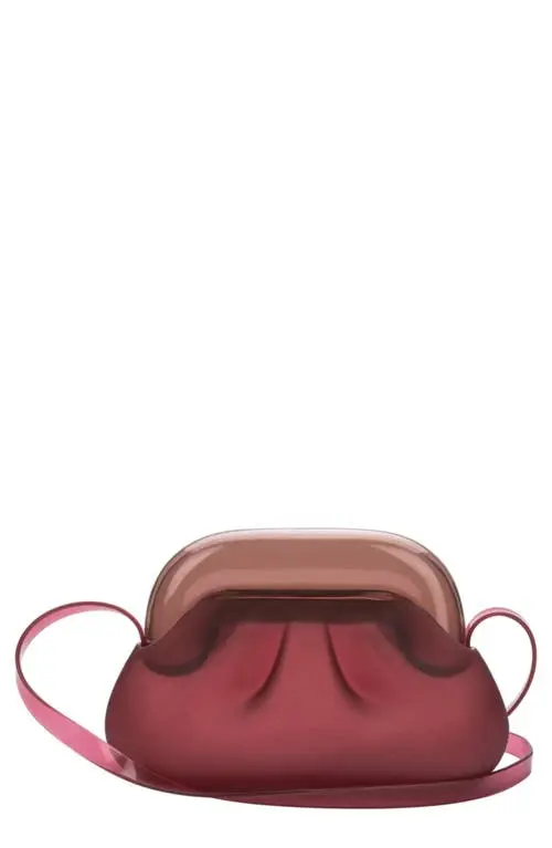 Melissa Glass Jelly Shoulder Bag - Red/brown