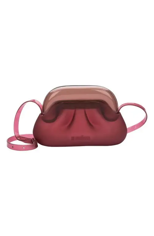 Melissa Glass Jelly Shoulder Bag - Red/brown
