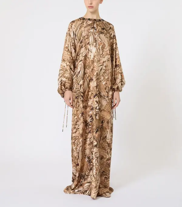 Max Mara Silk Tunic Gown - Yellow