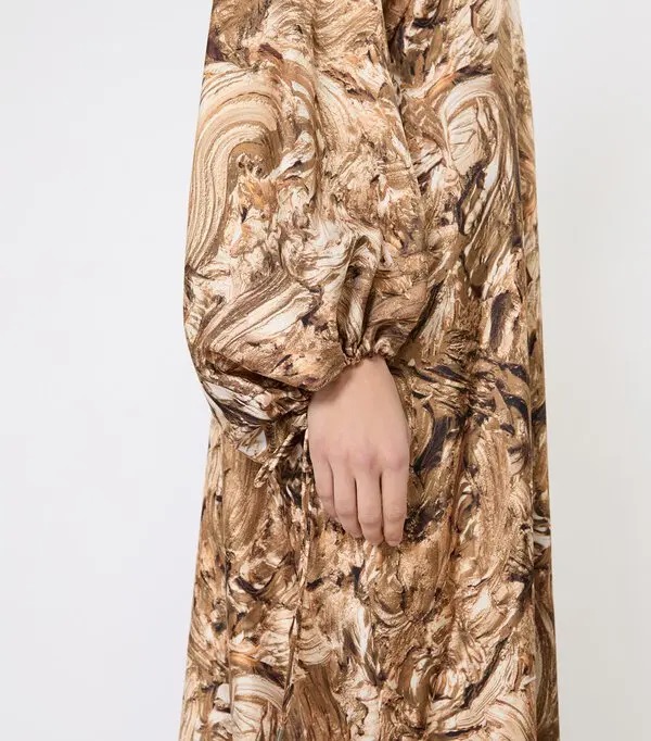 Max Mara Silk Tunic Gown - Yellow