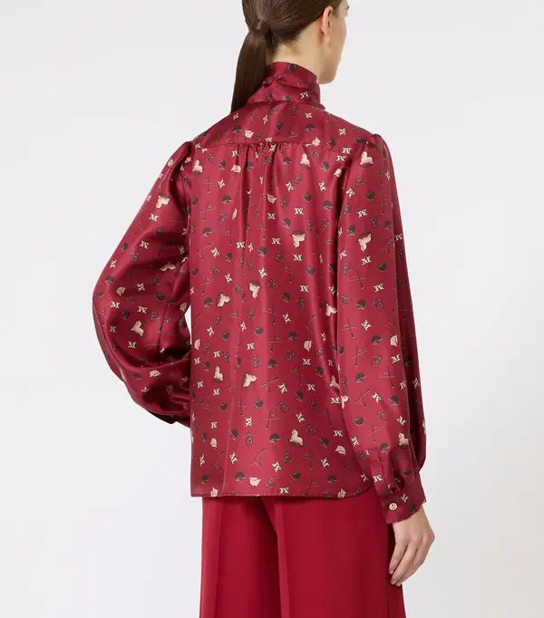 Max Mara Silk Printed Blouse