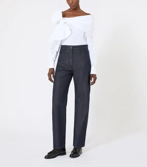 Max Mara Straight Leg Jeans - Blue