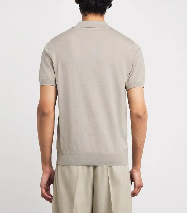 Pal Zileri Silk-cotton Zip Polo Shirt