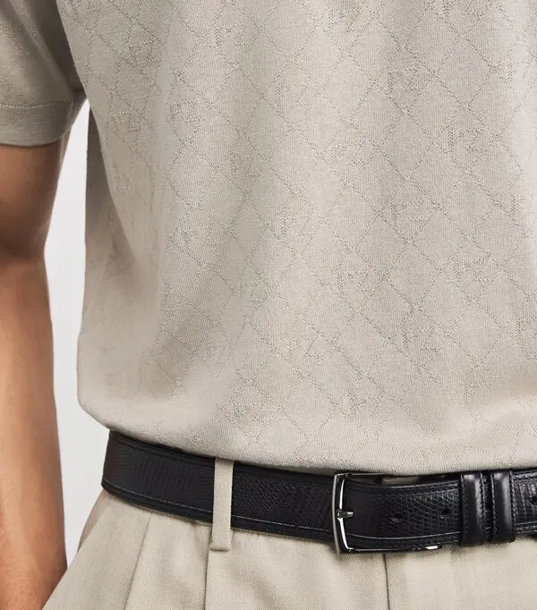 Pal Zileri Silk-cotton Zip Polo Shirt