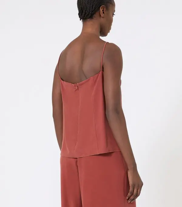 Max Mara Silk Tank Top - Brown