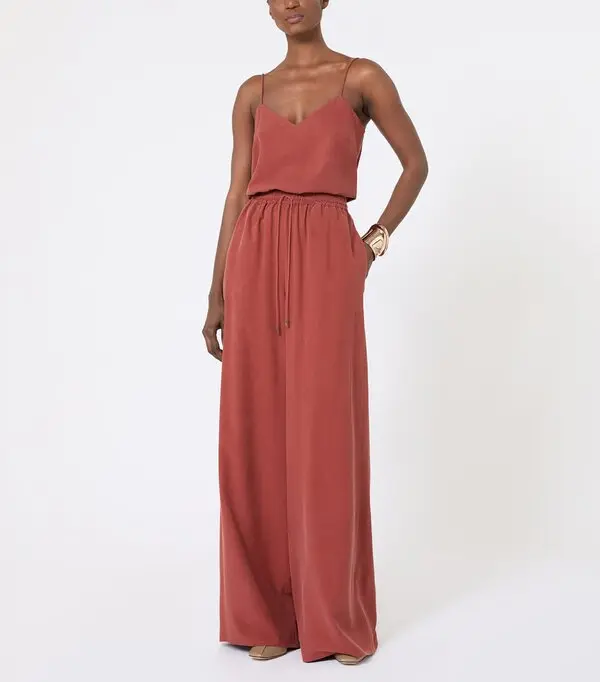 Max Mara Silk Tank Top - Brown