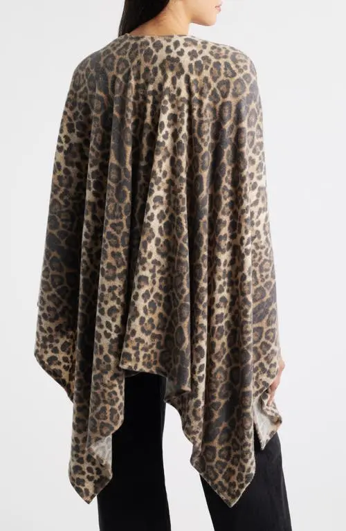 Loveappella Leopard Print Shawl