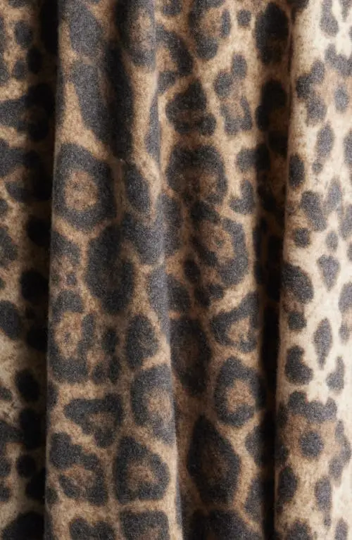 Loveappella Leopard Print Shawl
