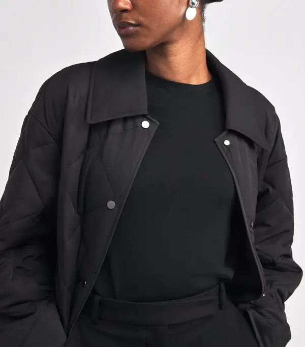 Theory Wool Long-sleeve T-shirt - Black