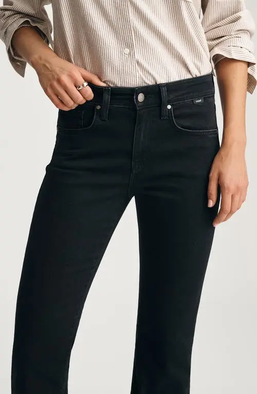 MAVI Vicky Mid-rise Bootcut Jeans - Dark Smoke Feather Luxe