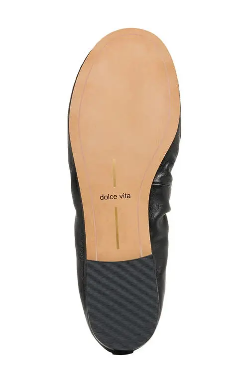 Dolce Vita Conrad Ballet Flat - Black Leather