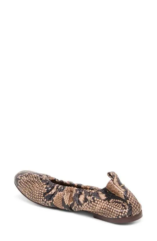 Dolce Vita Conrad Ballet Flat - Blush/snake Embossed Leather