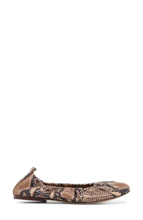 Dolce Vita Conrad Ballet Flat - Blush/snake Embossed Leather