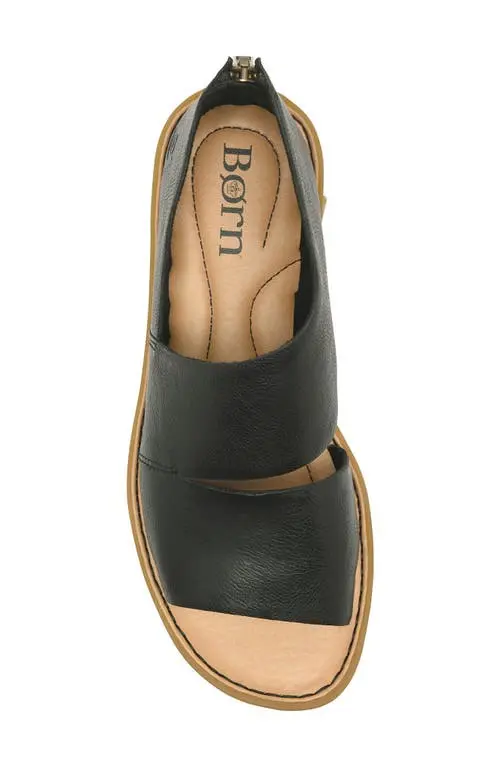 BØRN Mila Sandal - Black Leather