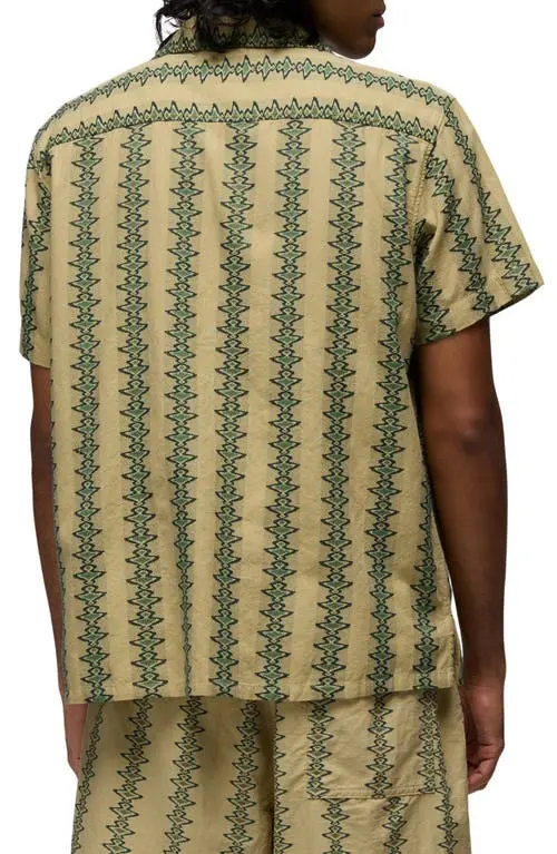 Prana Mantra Light Heritage Camp Shirt - Jackfruit
