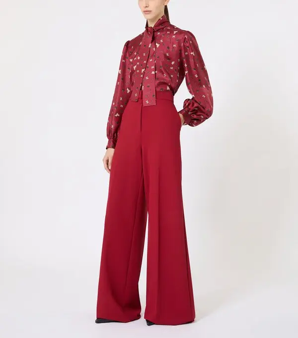 Max Mara Silk Printed Blouse