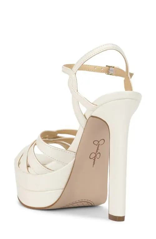 Jessica Simpson Itzari Platform Sandals - White 01
