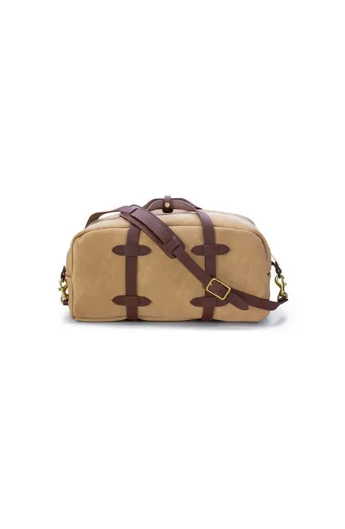 EZRA ARTHUR Frontier Leather Duffle Bag - Tan