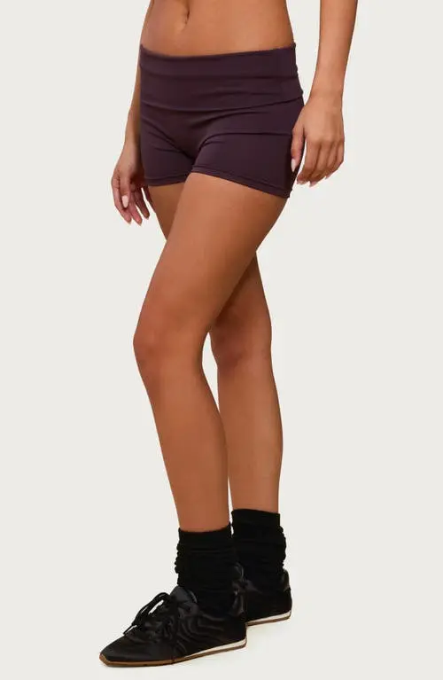 EDIKTED Fold-over Waistline Bike Shorts