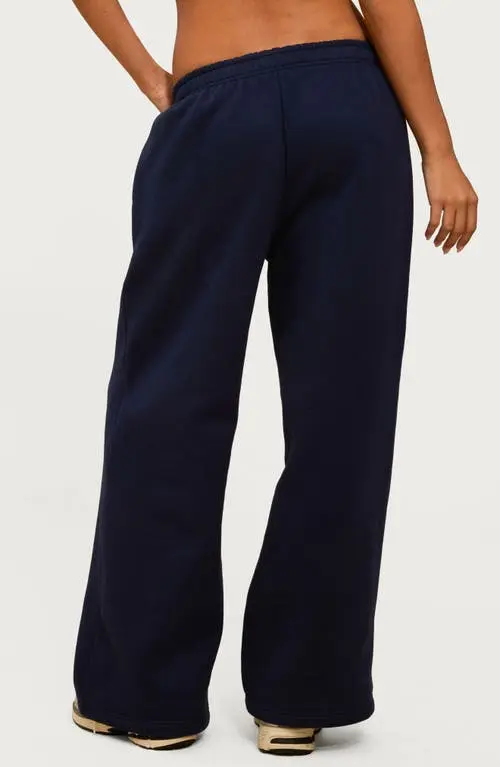 EDIKTED Major Logo Wide-leg Sweatpants