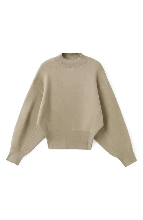 Mango Oversized Mock Neck Sweater