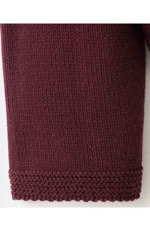 Mango Boxy Mock Neck Sweater