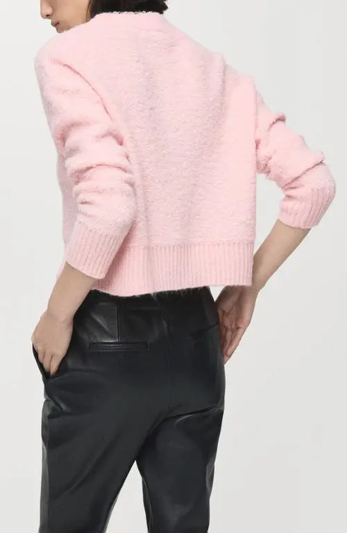 Mango Boxy Crewneck Sweater